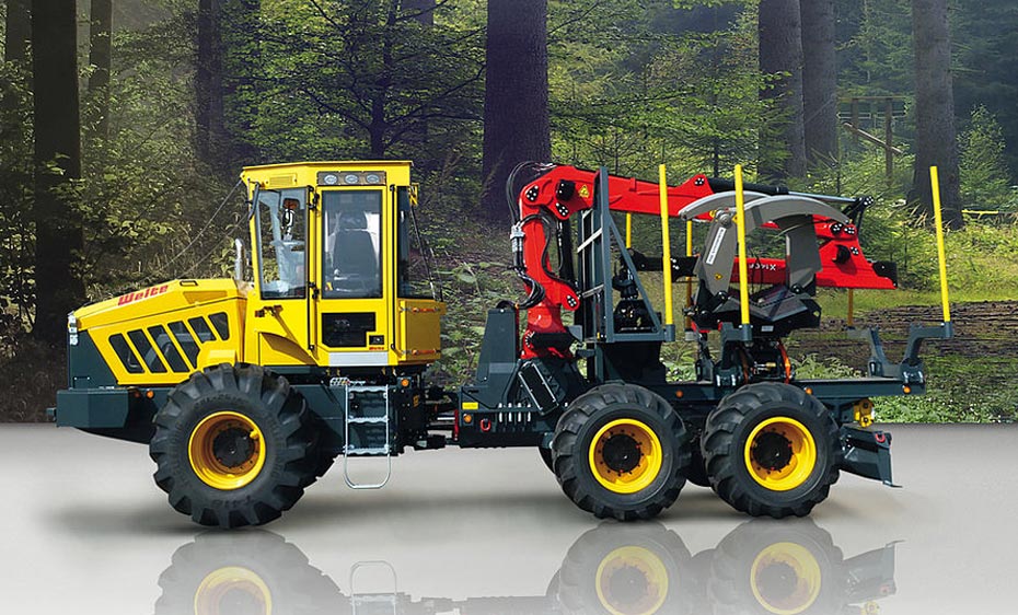 6-wheel forwarder and multipurpose machine Welte W210 | REPAROSERVIS ...