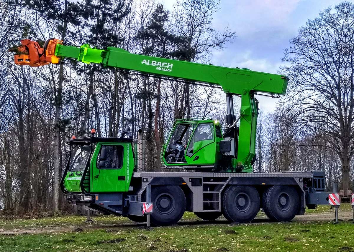 Kácecí jeřáb stromů Fällbach | REPAROSERVIS